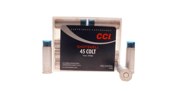 CCI Ammunition, .45 Colt, Shotshell, 9 Shot, 1/3 oz [10]