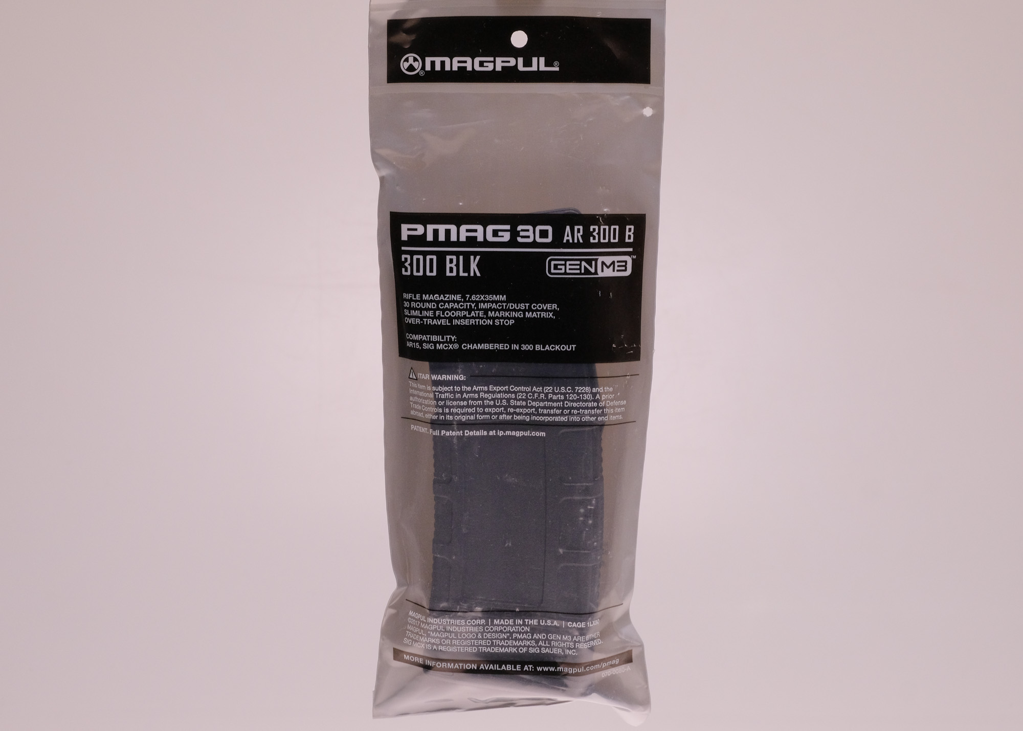 Magpul Pmag 30, .300AAC Blackout, Gen M3