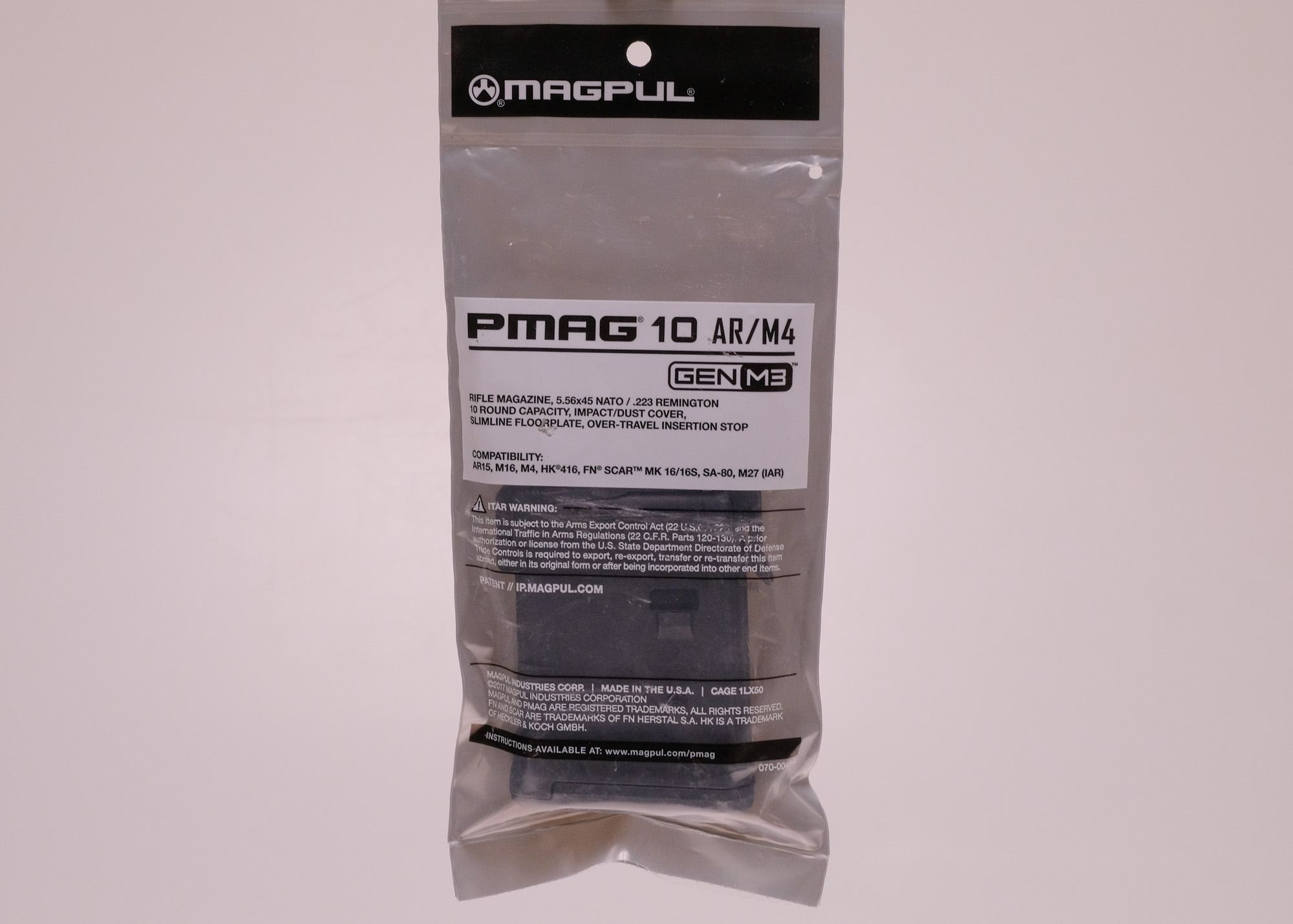 Magpul Pmag 10, AR/M4, Gen M3, 5.56x45mm / .223 Remington