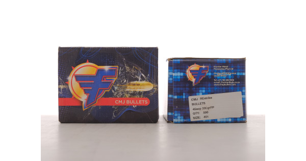 Frontier .45 ACP, 200 gr, FP CMJ's, Bullets [500]