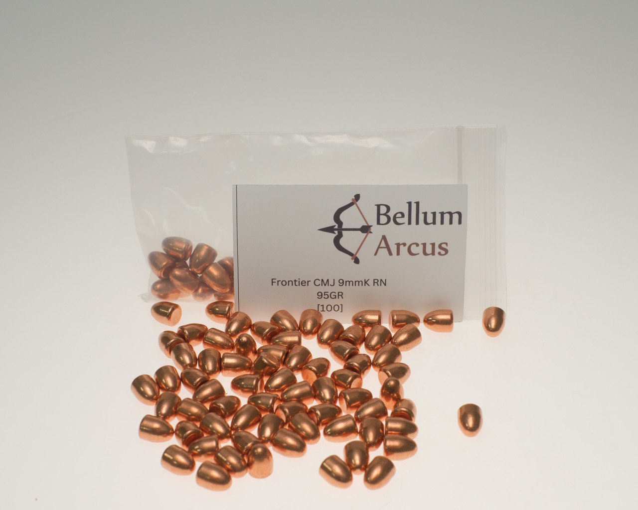Frontier .380 ACP / 9mm Short, 95 gr, RN, Bullets [100]