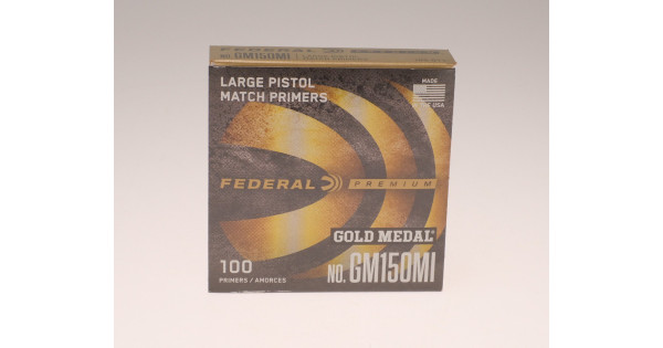 Federal Gold Medal, Large Pistol Primers [100]