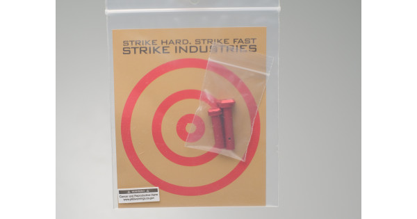 Strike Industries Ultralight Pivot, Takedown Pins, RED