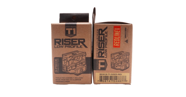 Strike Industries T1 Riser, Aluminum Red