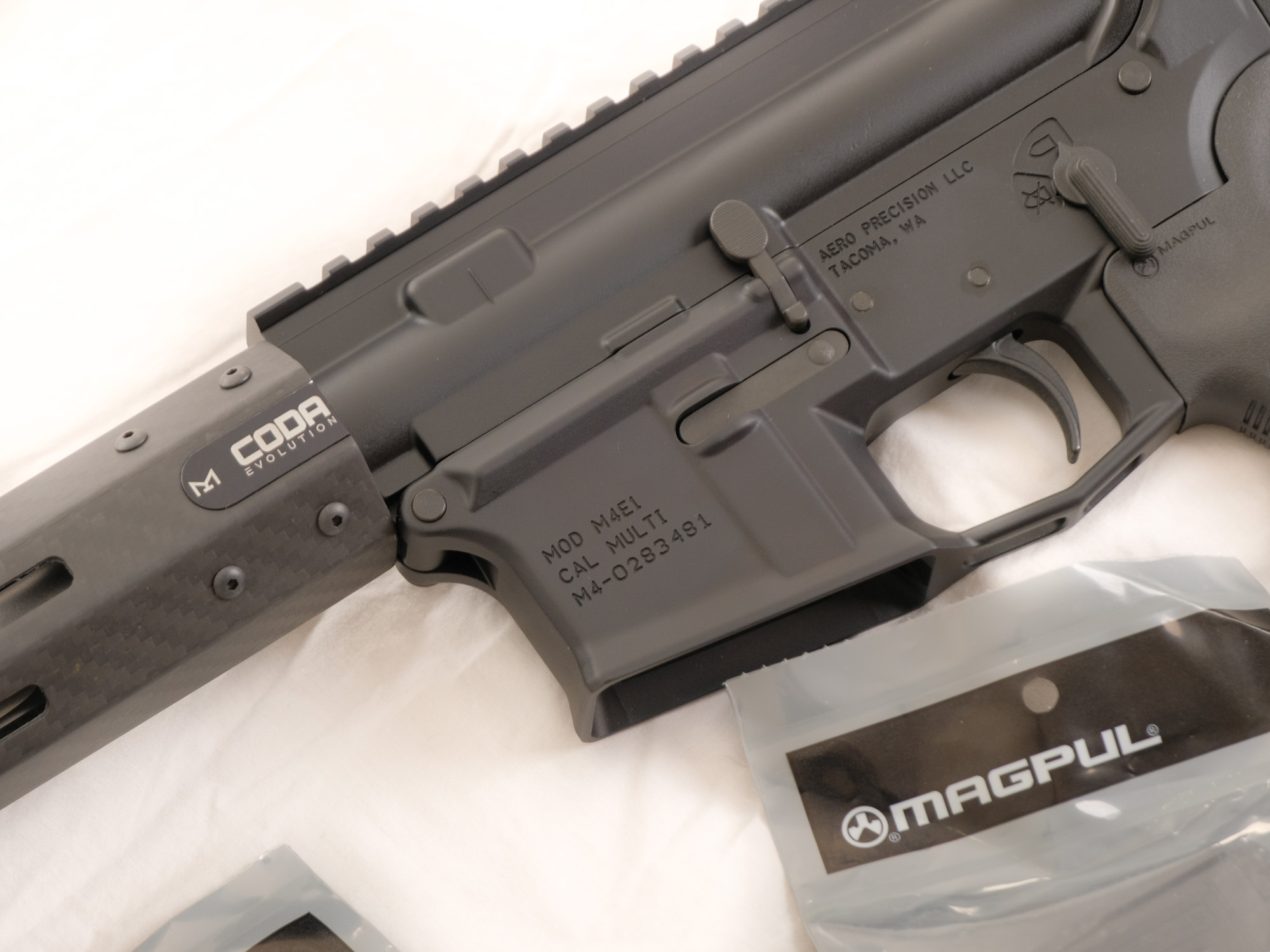 Aero Precision 20" AR15 .223 Wylde chamber, with Coda Evolution Carbon ...