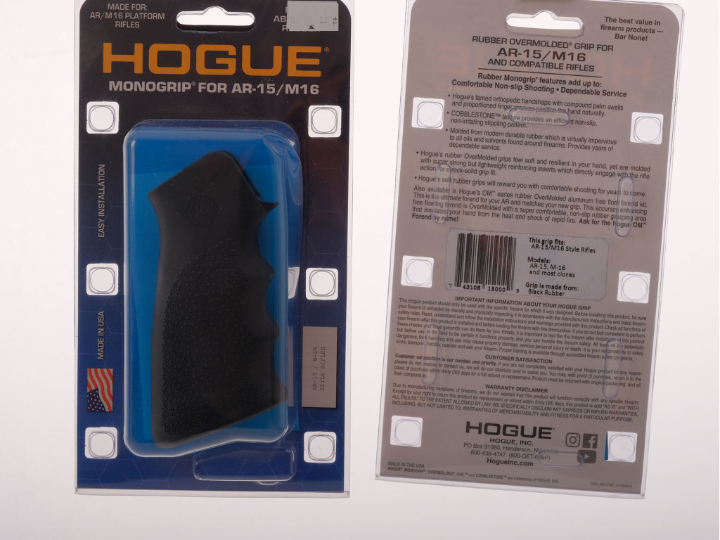 Hogue AR-15, Monogrip, BLK